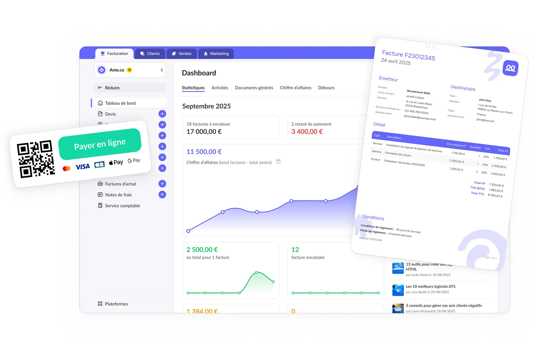 Votre outil de facturation et devis 100% gratuit · Facture.net