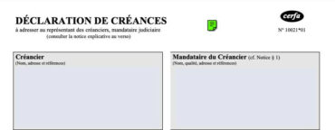 Comment réaliser une déclaration de créance