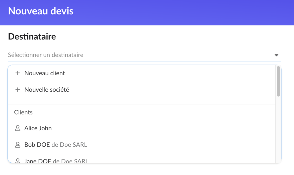 Comment faire un devis